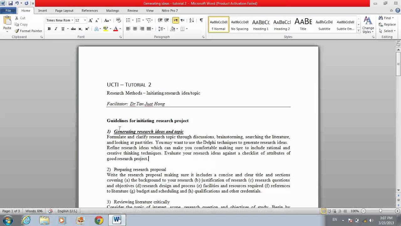 Microsoft word 2010 tutorial part 2 - YouTube
