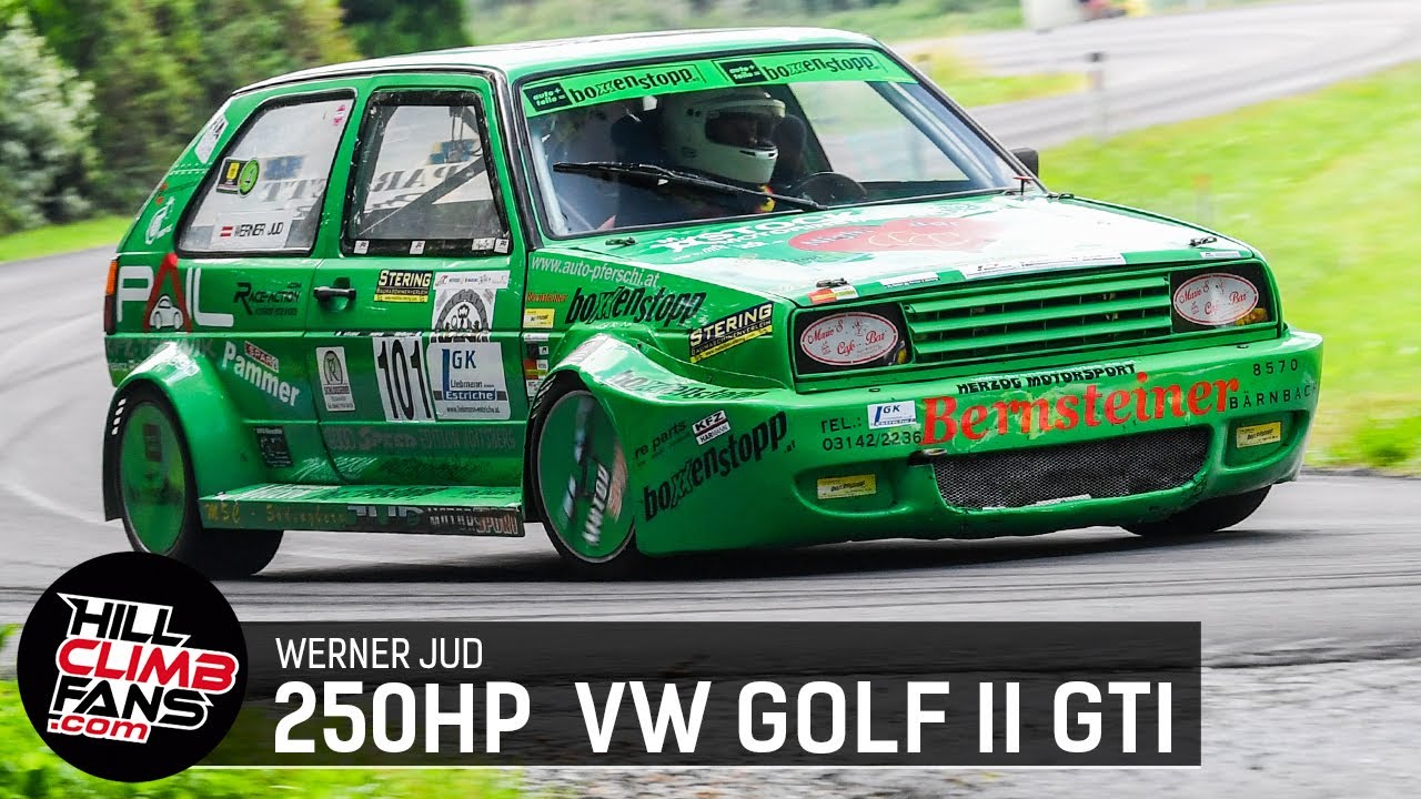 VW Golf II GTI 16v - Werner Jud || Hill Climb Voitsberg 2024 ☆ - YouTube