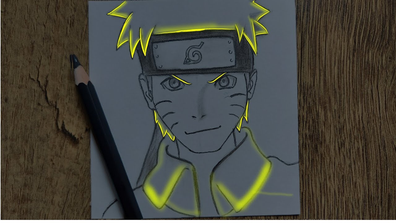 Naruto Uzumaki drawing//time-lapse drawing #animeart - YouTube