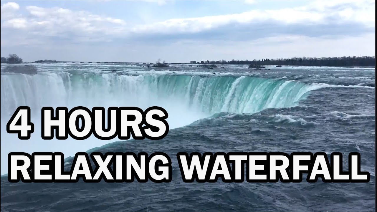 4 Hours| Waterfall | For Study, Naps, and Relaxation - YouTube