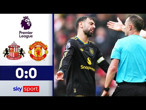 Nur Unentschieden und kein Bruno-Assist! | AFC Sunderland - Manchester United | HL - Premier League