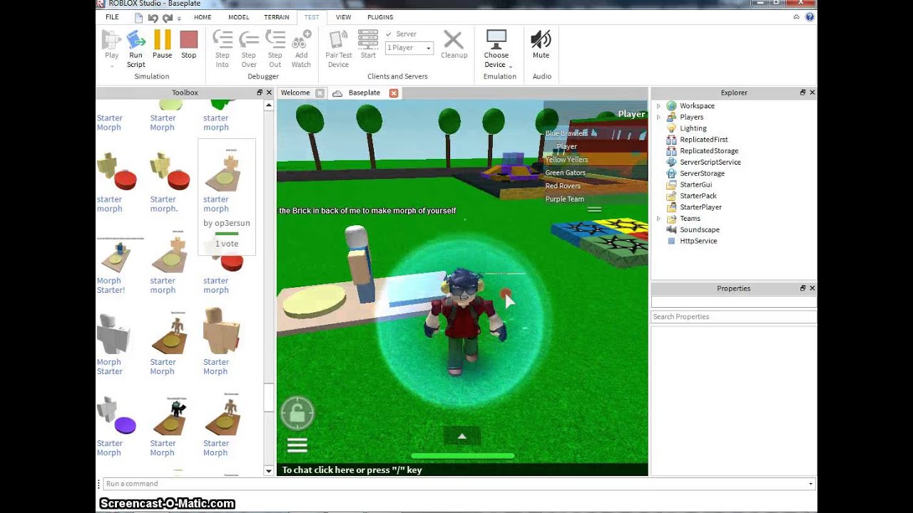 How to make teams, morphs, and a model of yourself - YouTube