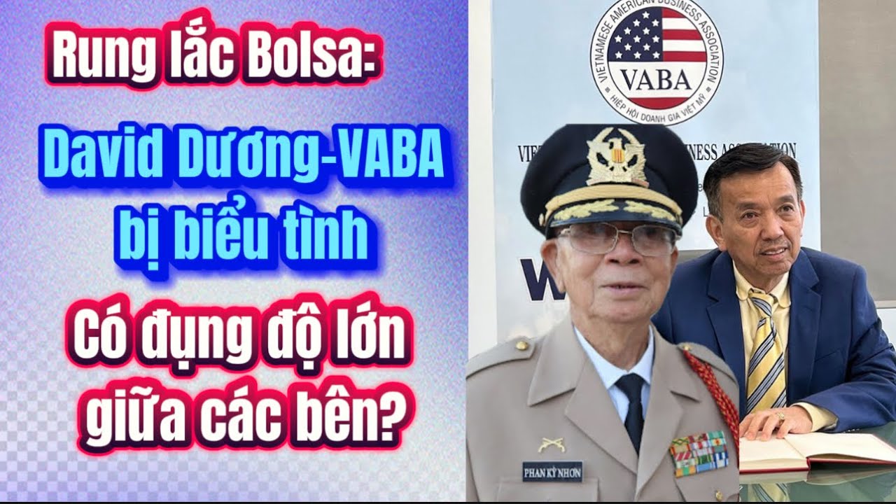VABA-David Dương bị rầm rộ kêu gọi biểu tình: Thực hư? - YouTube