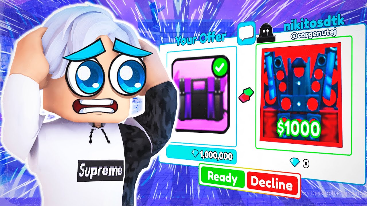 Трейд EXCLUSIVE Spider Crate в Toilet Tower Defense Роблокс! Туалет ...