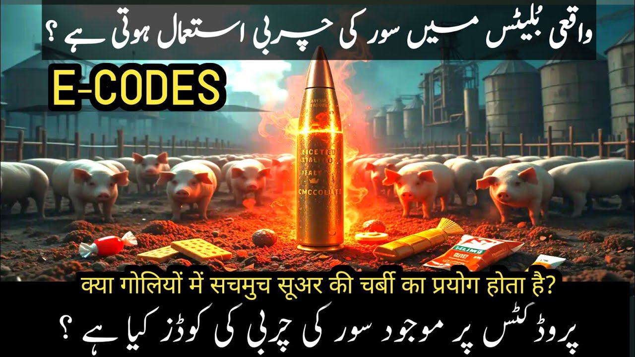 Is Pig fat really used in bullets? || products par sour ki fat CODES ...