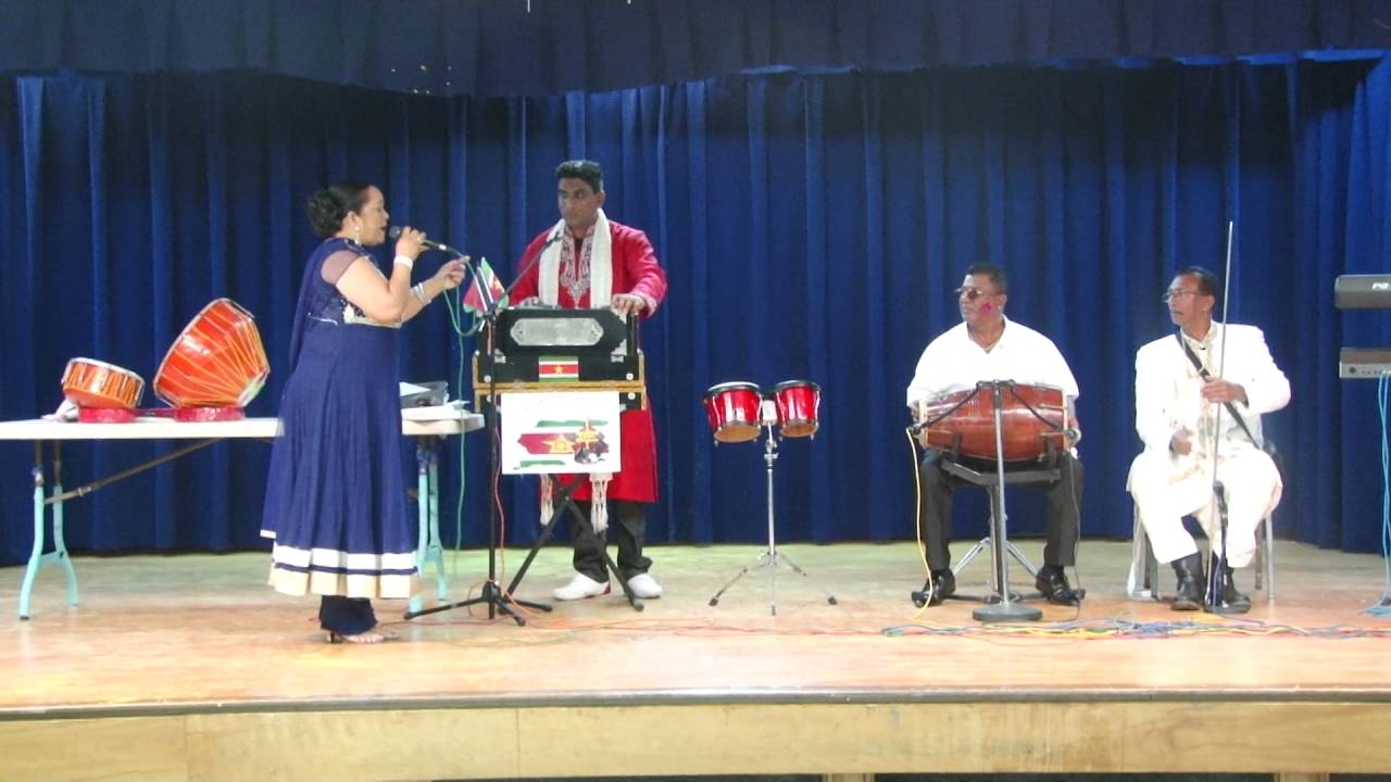 Mala Samaroo with Rayen Kalpoe & Baithak Gana Warriors 2016 NJ - YouTube