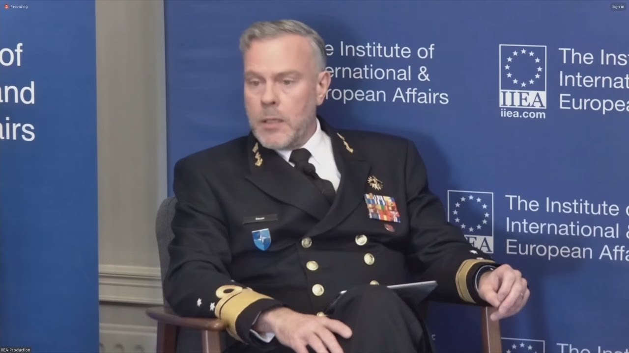 NATO : Chair of NATO military committee, Admiral Rob Bauer gives speech ...