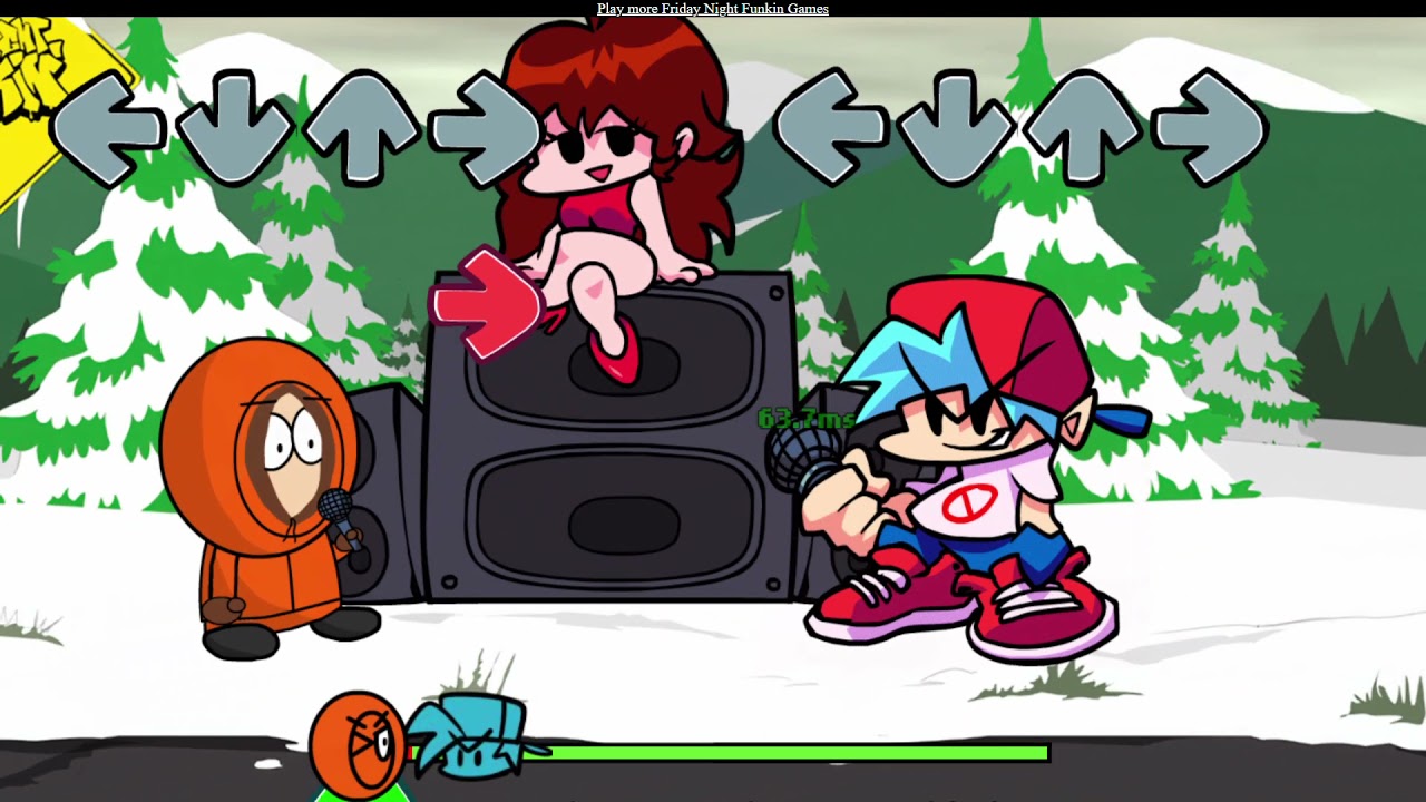 Fnf Vs Kenny From South Park No Escape Off Multiple Attempts - YouTube