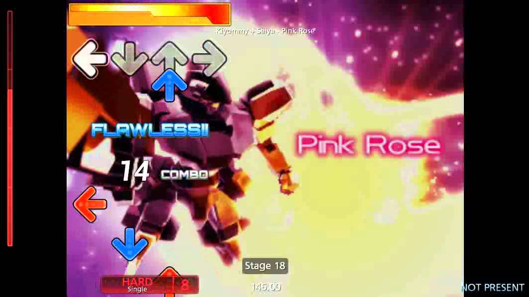 StepMania - Pink Rose - First time playing in 5 years - YouTube