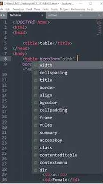HTML |Learn HTML through shorts | table border color change - YouTube