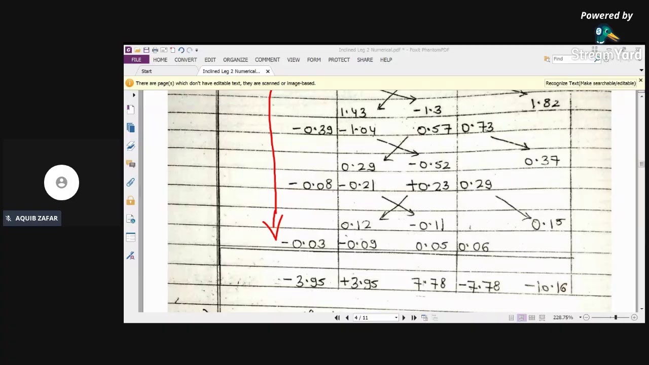 MDM analysis for portal frame having both legs inclined - YouTube