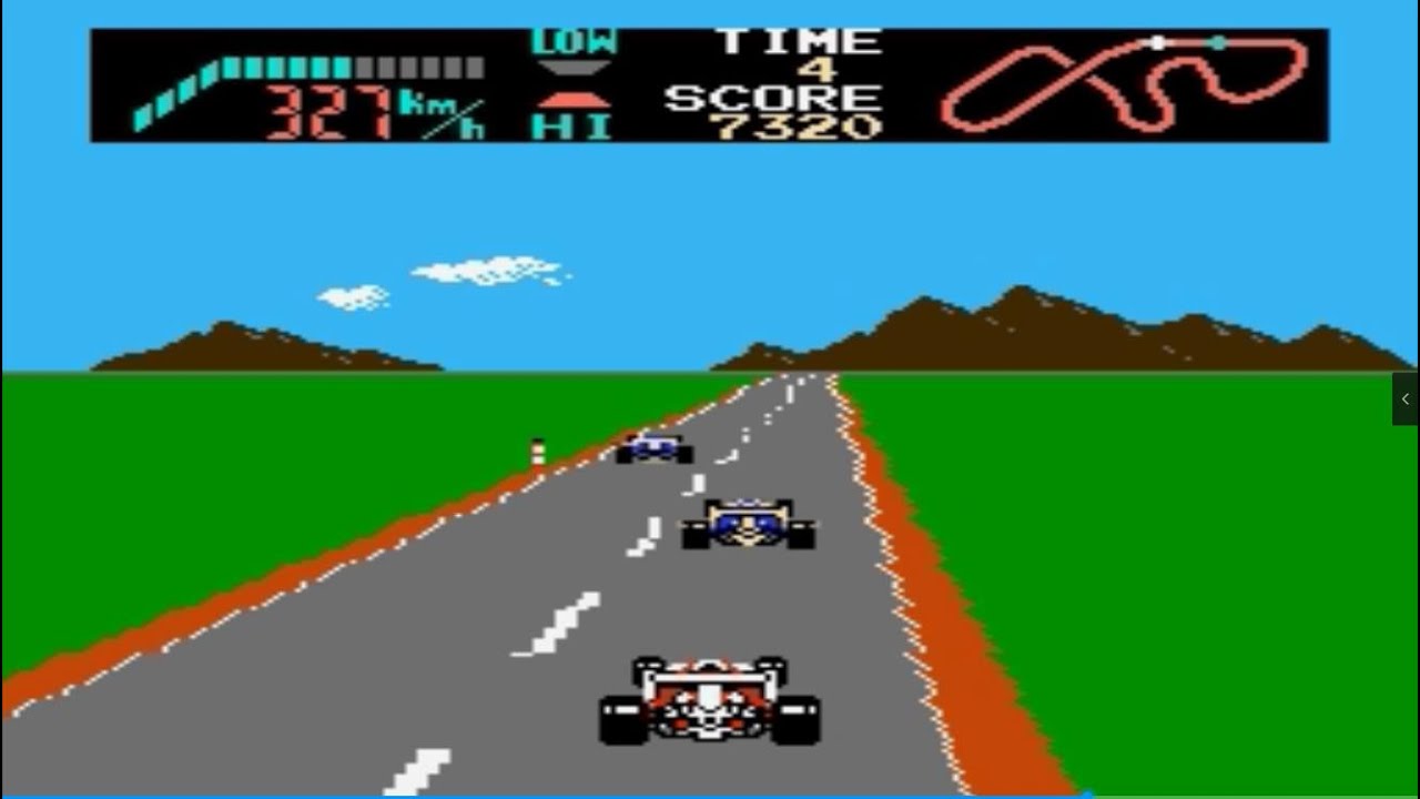[NES | FC] Game F1 Race One Life Playthrough | Video Games Walkthrough ...