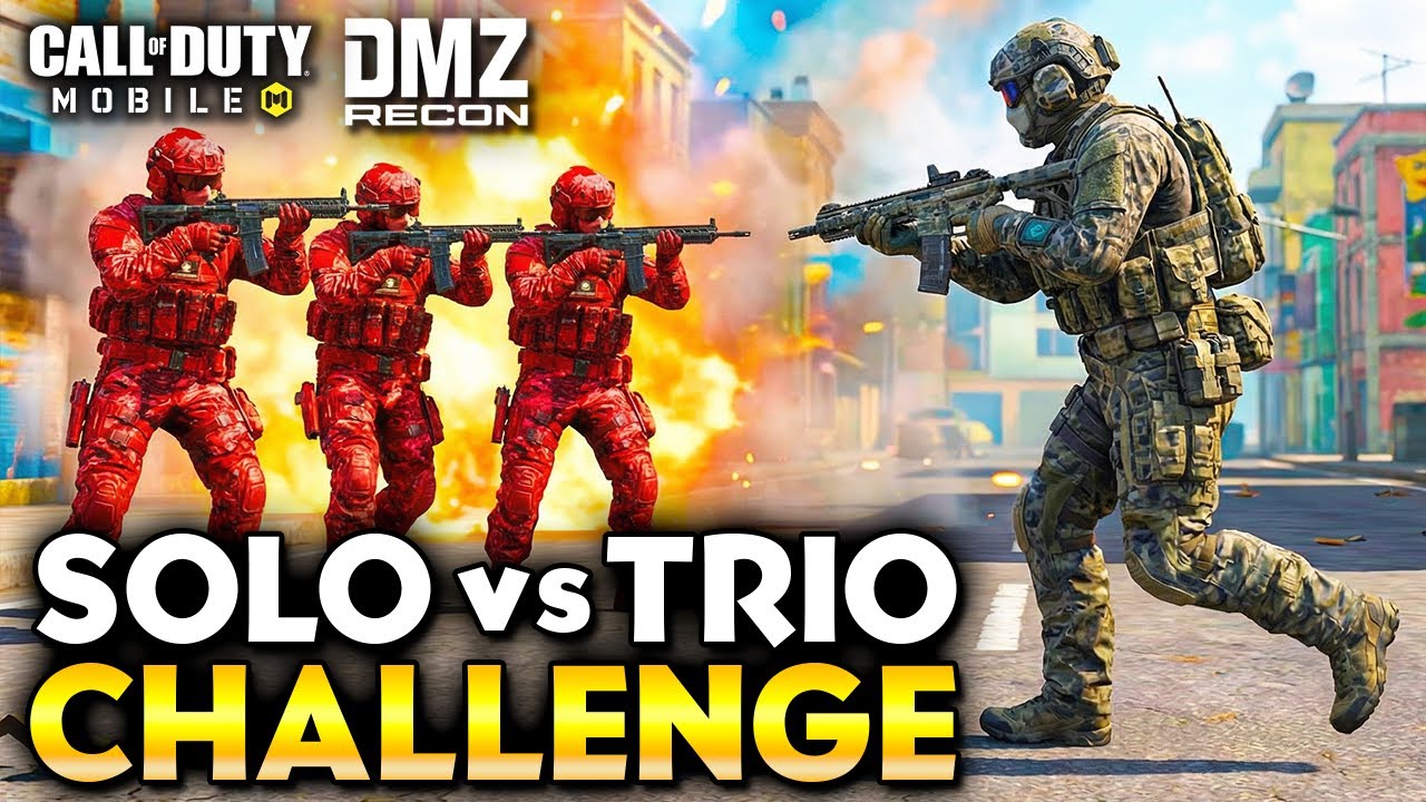 The Solo vs Trio Challenge | CODM DMZ: Recon - YouTube