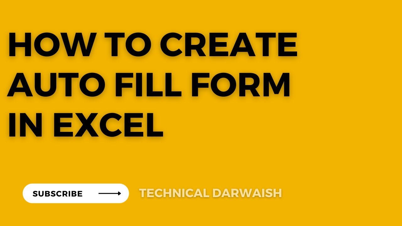 How To Create A Autofill Form In Excel Excel Quick Keys YouTube how-to-create-a-autofill-form-in-excel-excel-quick-keys-youtube