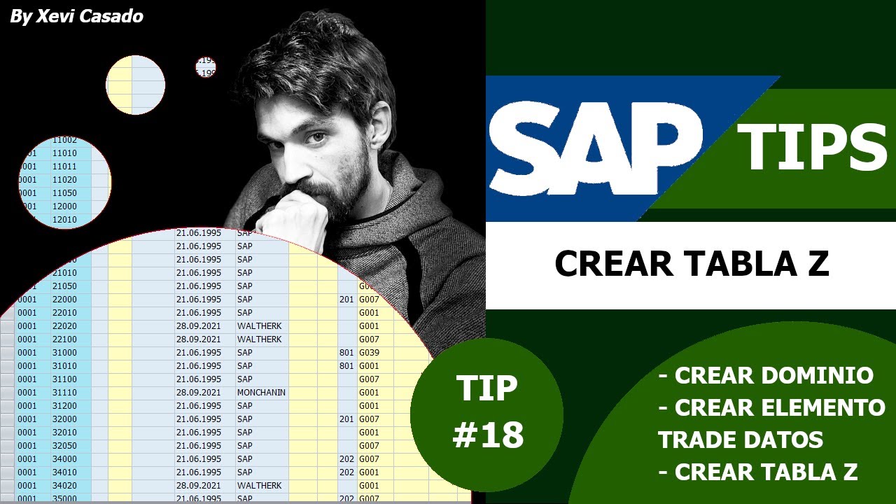 SAP TIP #18 - TODOS los PASOS para CREAR TABLA Z - YouTube