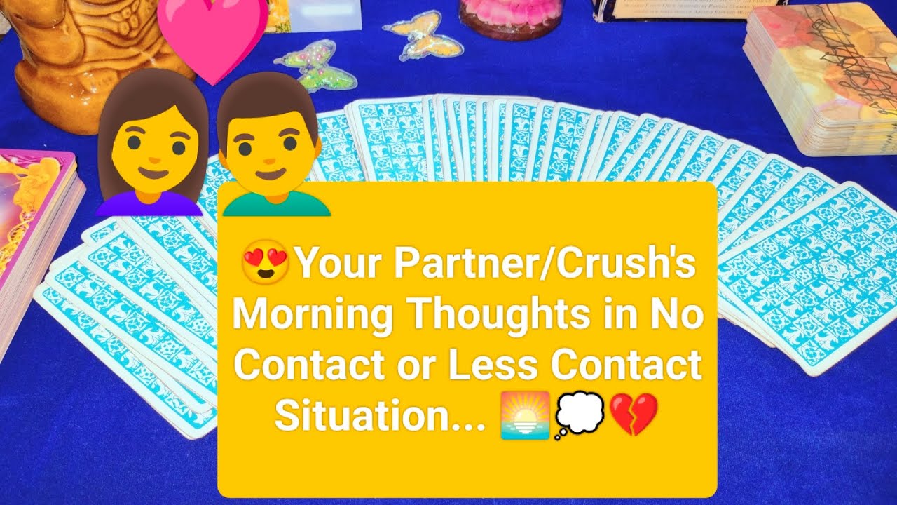 Your Partner/Crush's Morning Thoughts in No Contact or Less Contact ...