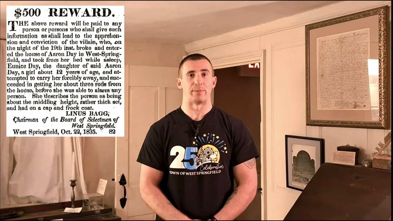 Eunice Day Kidnapping - West Springfield's Josiah Day House - YouTube