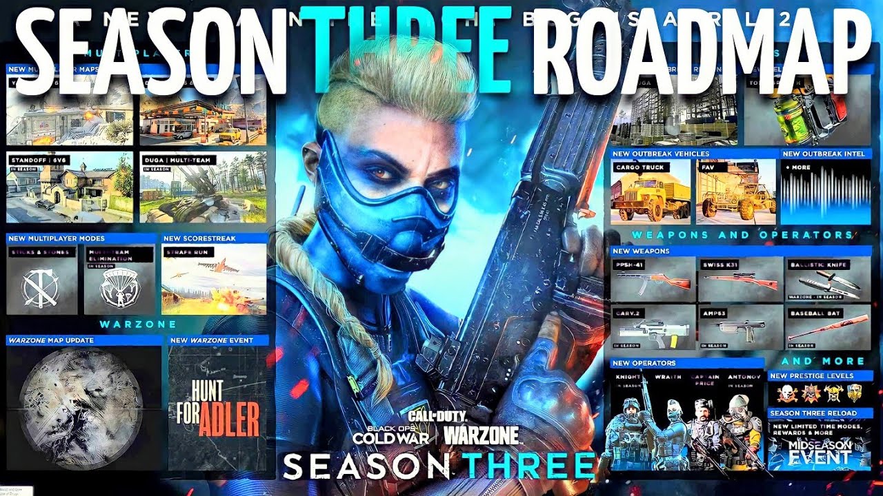 SEASON 3 ROADMAP for BLACK OPS COLD WAR! (NEW CONTENT!) - YouTube