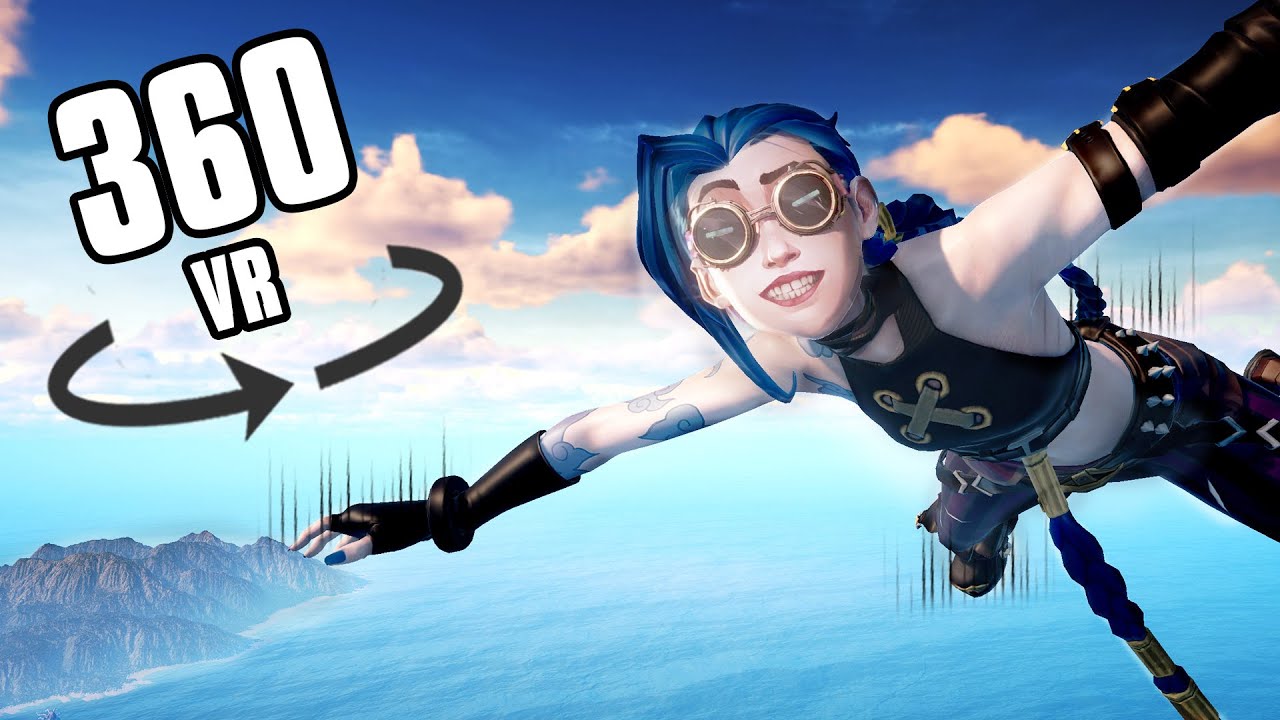 360° SKYDIVING in VIRTUAL REALITY with JINX! - YouTube