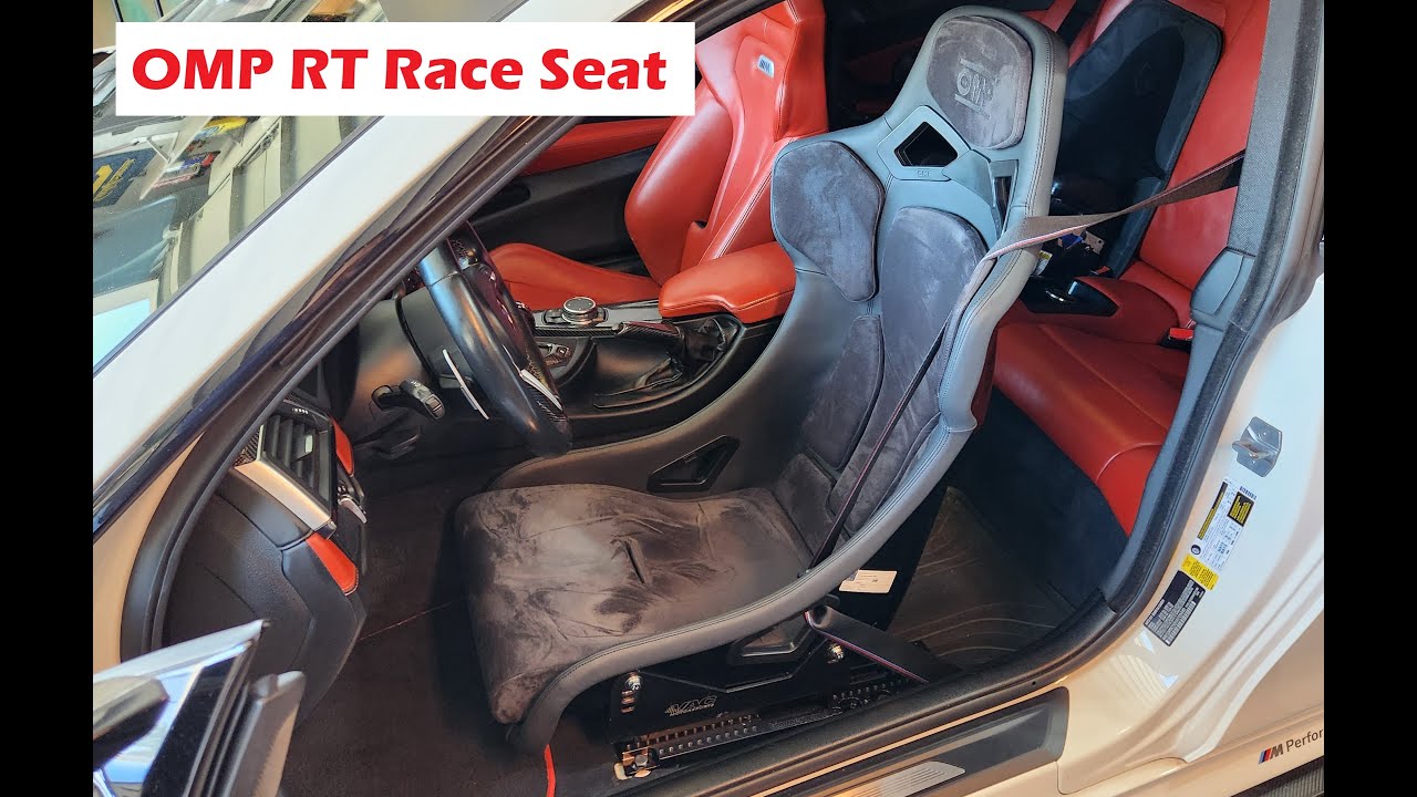 OMP RT Race Seat & BimmerWorld Floor Mounts - BMW F8X M2, M3, M4 - YouTube