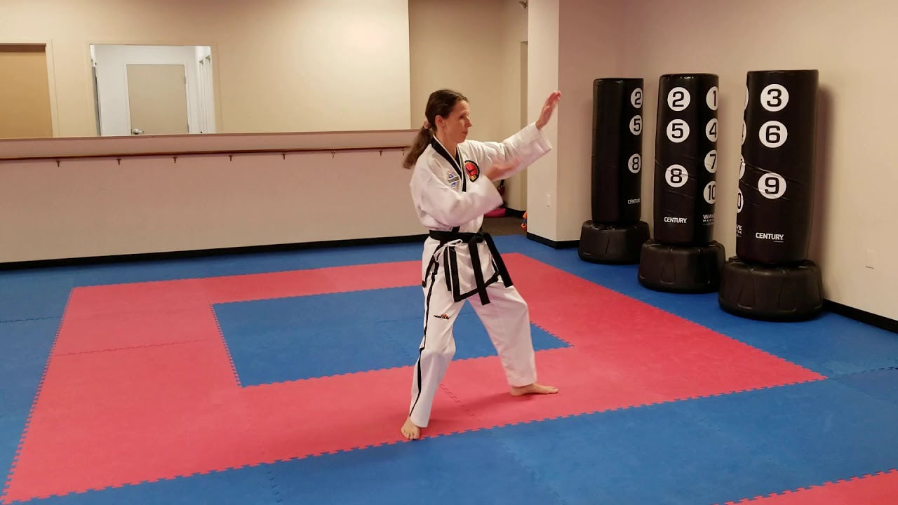 Dan Gun step by step for yellow belts - YouTube