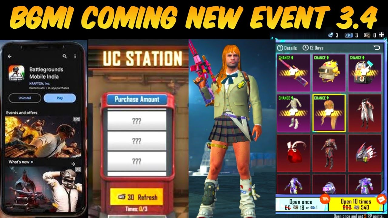 Officially BGMI Next Classic Crate Update | BGMI 3.4 Update Date ...