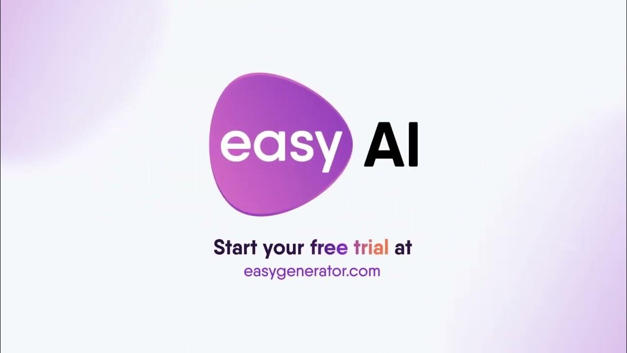 Easygenerator's Course Builder powered by EasyAI - YouTube