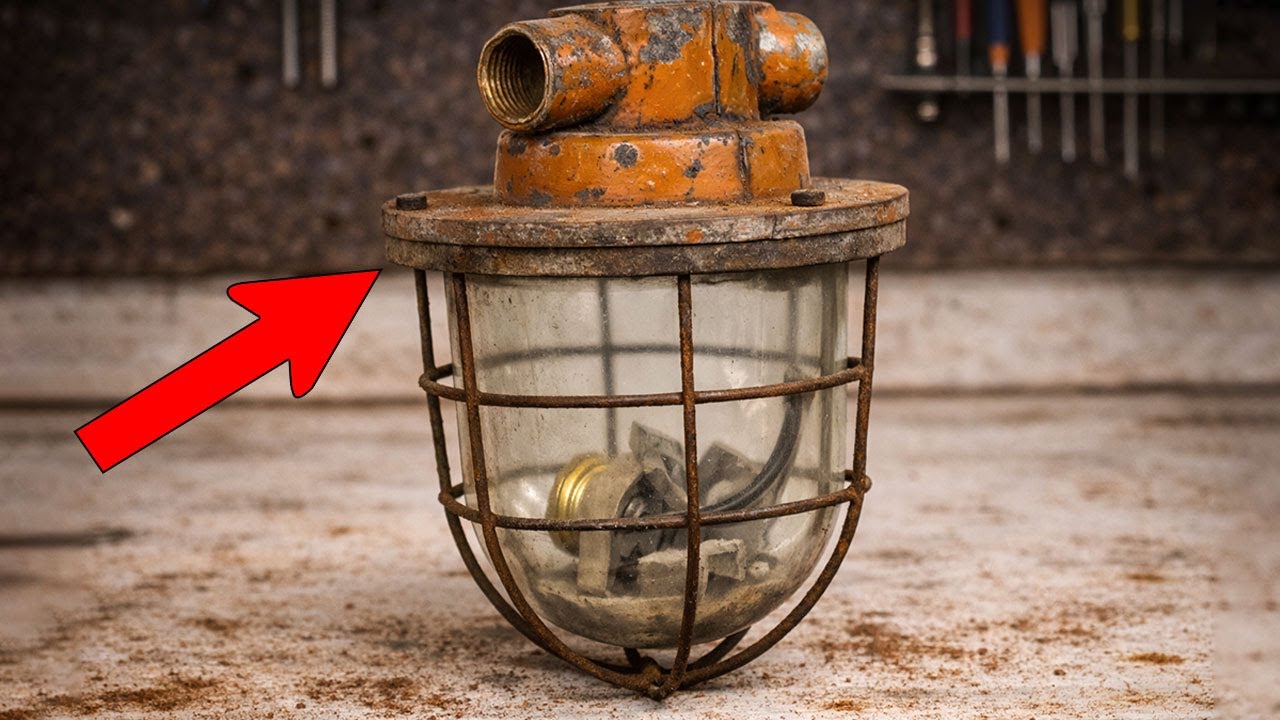 Restoration Strange Old Rusty Lamp! | Legend Restore - YouTube