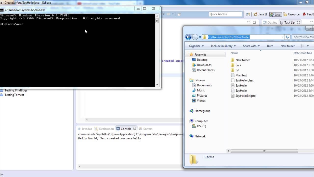Create Jar ( Java Archive) in Eclipse - YouTube