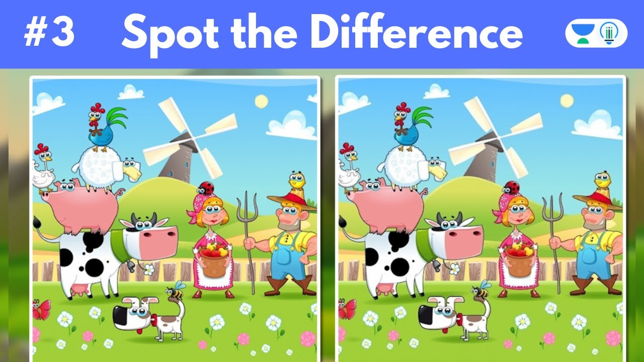 Spot the Difference - Part 3 - Observation Based Puzzles | Brain ...
