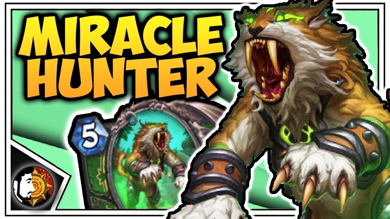 Hearthstone: Legend Miracle Beast Hunter - Rise Of Shadows - YouTube