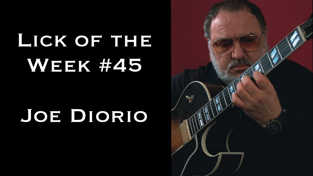 Lick of the Week #45 (Joe Diorio ii V I Lick) - YouTube