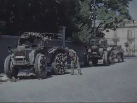 Pavesi P4/100 Mod.30A артиллерийский трактор. Брошенный. Сицилия (1943 ...