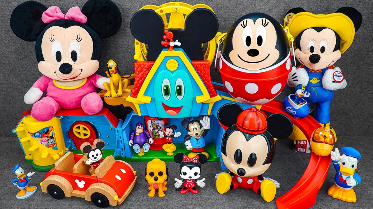 Satisfying with Unboxing Minnie Mouse Roller Coaster Jumbo Fun House ...