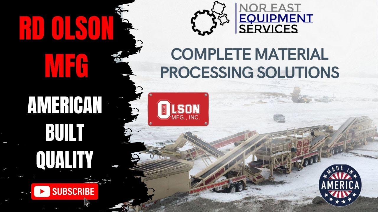 RD Olson MFG - Quality Equipment Since 1982 - YouTube