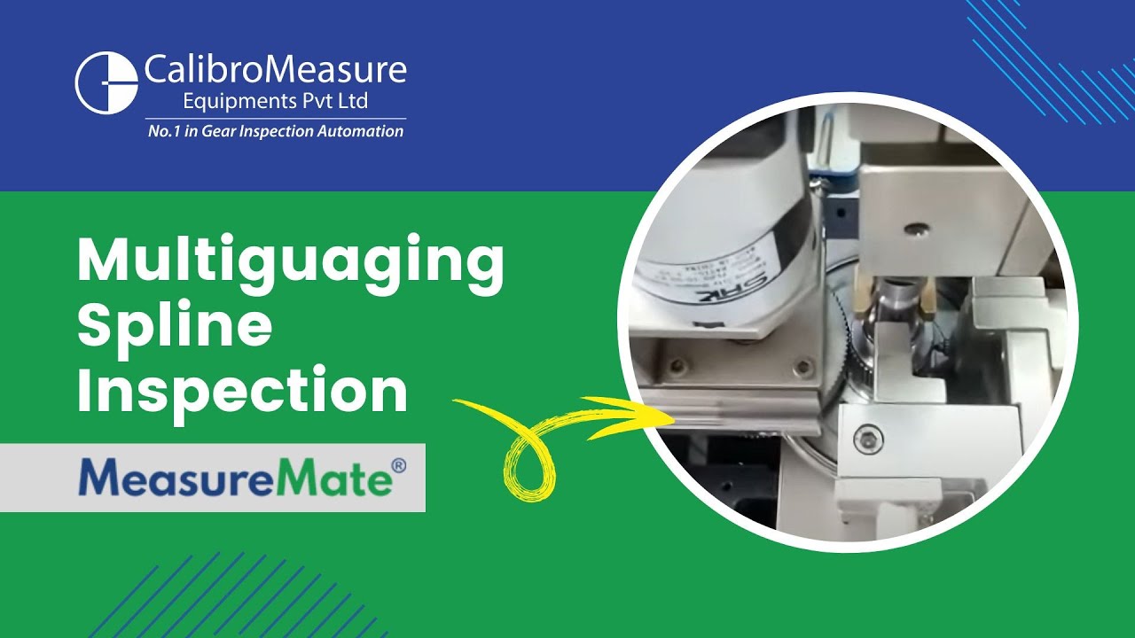 Multi gauging Spline Inspection | Gear spline shaft testing - YouTube