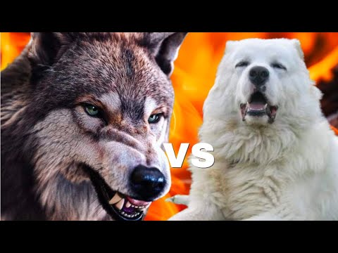 Georgian Shepherd VS Wolf-Combat Technique - YouTube