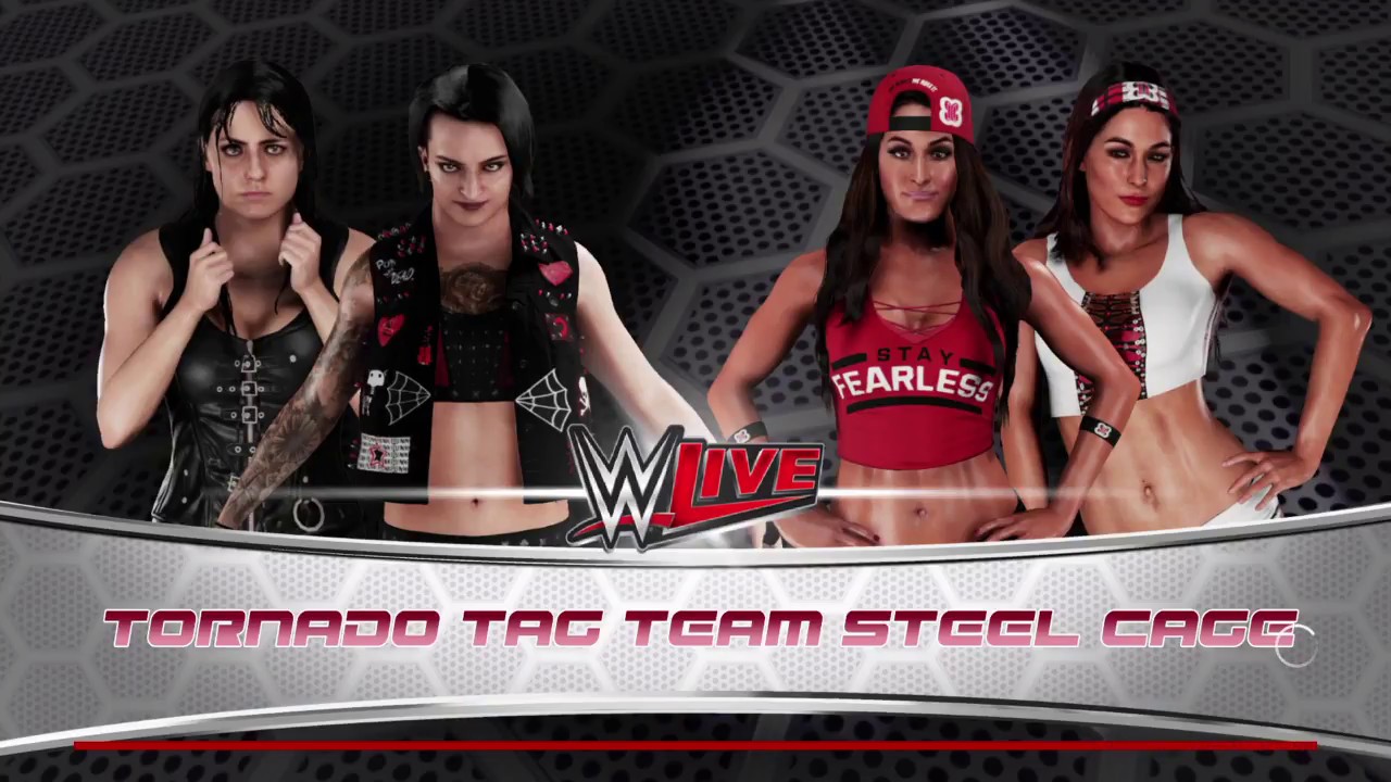 WWE 2K18 Ruby Riot,Nikki Cross VS Nikki Bella,Brie Bella Tornado Tag ...