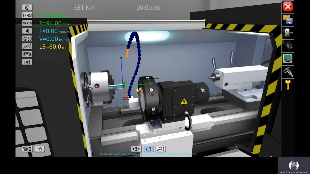 TUTORIAL CNC LATHE SIMULATOR - YouTube