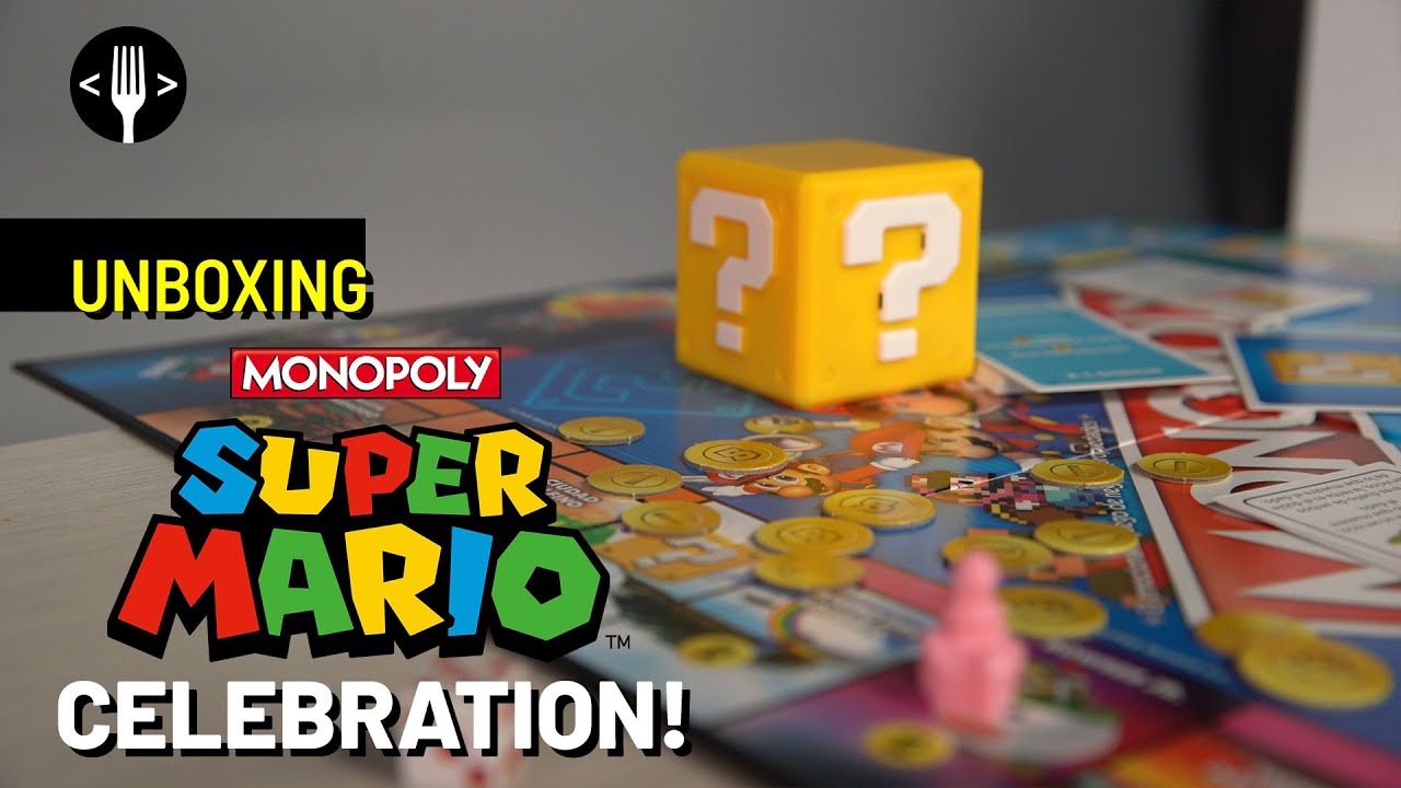 Unboxing: Monopoly Mario Bros. Celebration - YouTube