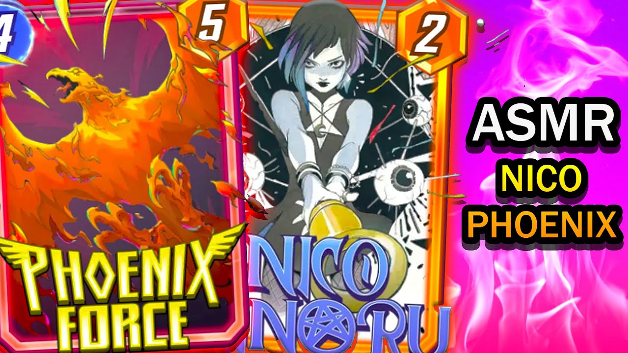 ASMR - Nico Phoenix Deck: Marvel Snap Gameplay - YouTube