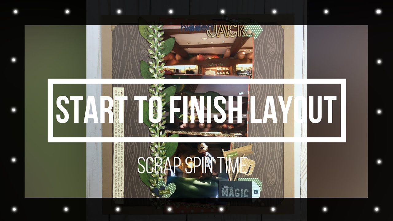 Disney // Scrap Spin // Start to Finish (#131) - YouTube