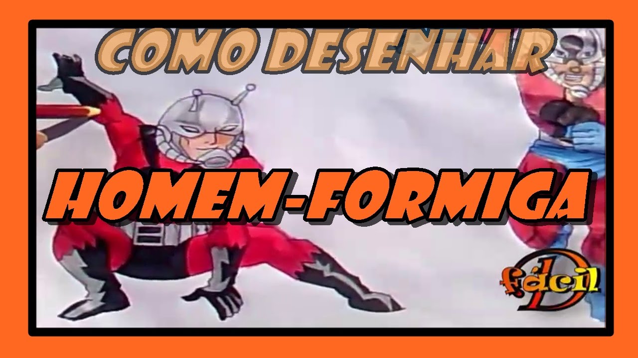 Como Desenhar Homem-Formiga | How To Draw Ant-Man "Desenha fácil" - YouTube