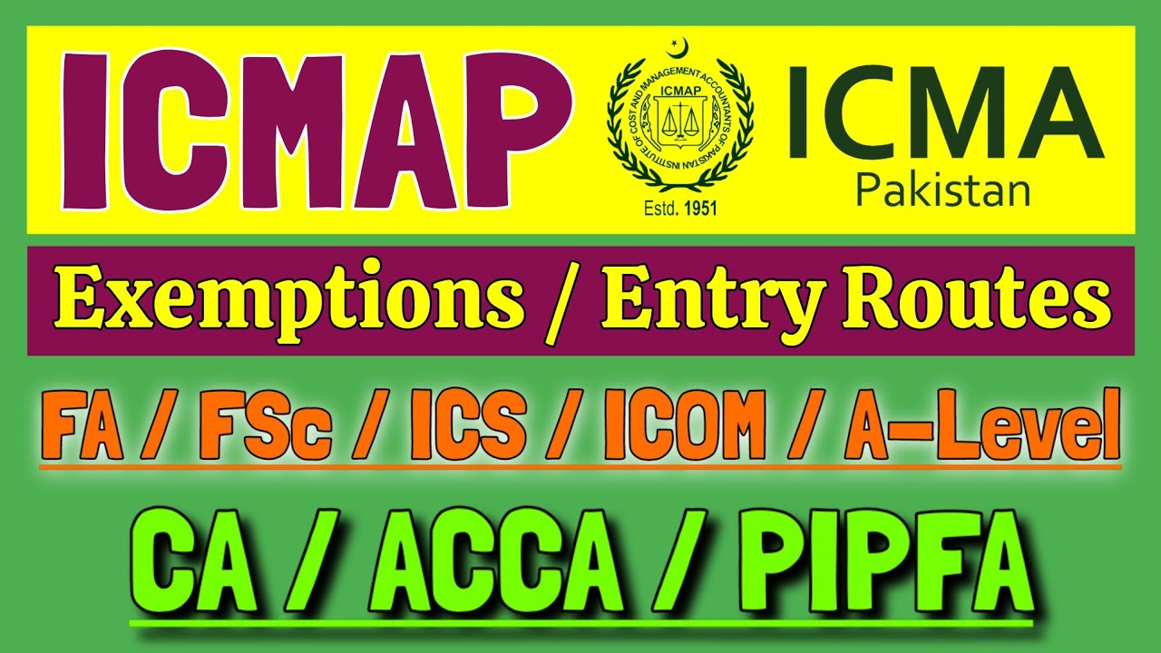 ICMA Pakistan Exemptions | ICMA Pakistan entry routes - YouTube