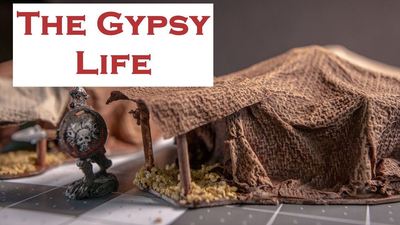 Craft a Vistani Tent for Ravenloft The Curse of Strahd! - YouTube