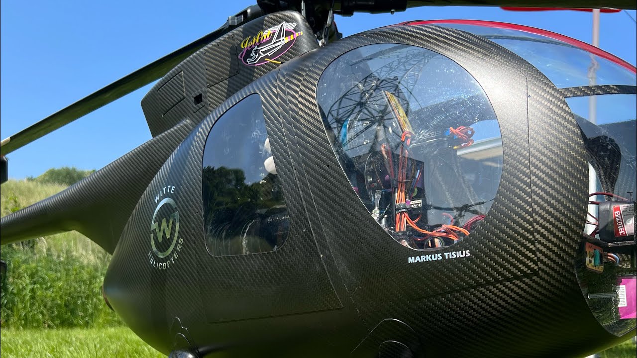 Hughes 500 D - Carbon - JetCat PHT3 - Duisburg - YouTube