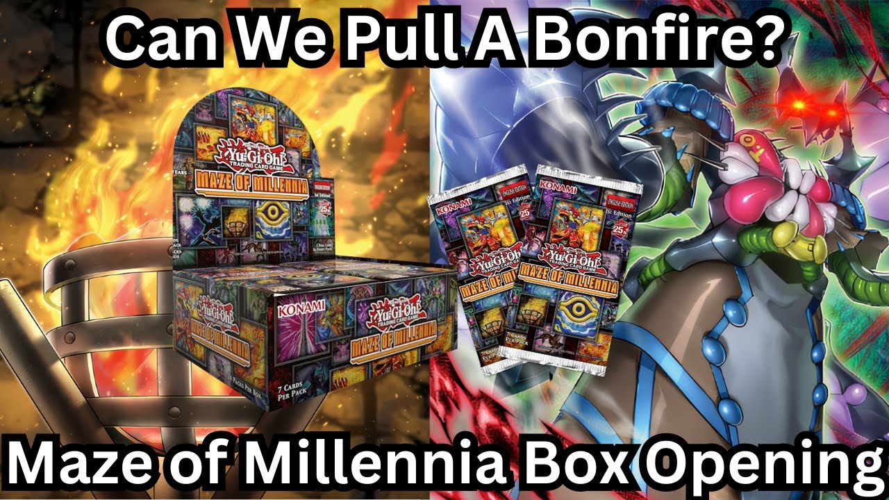 Can We Pull A Bonfire? Yu-gi-oh Maze of Millennia Box Opening - YouTube