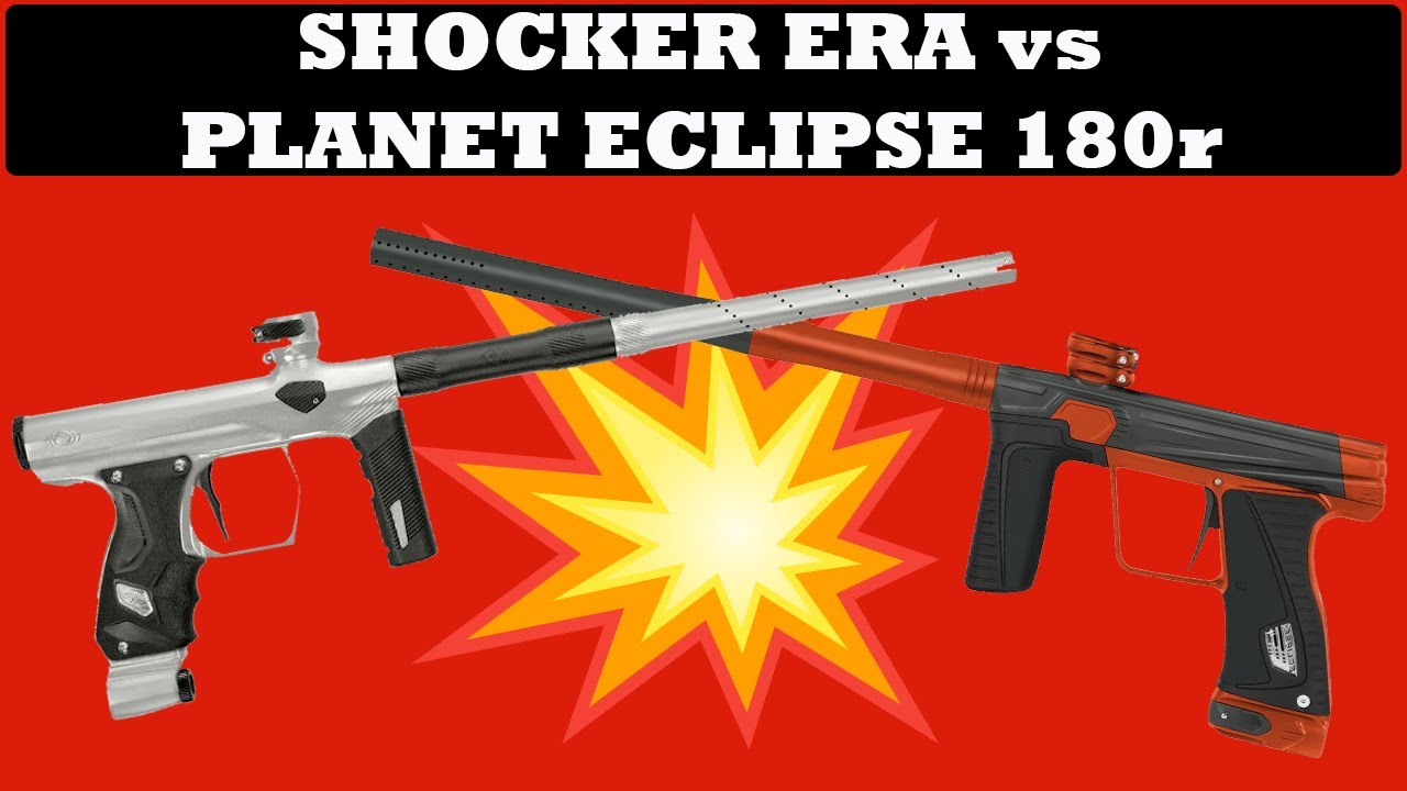 FULL COMPARISON of the Shocker ERA vs the Planet Eclipse 180r | Marker ...