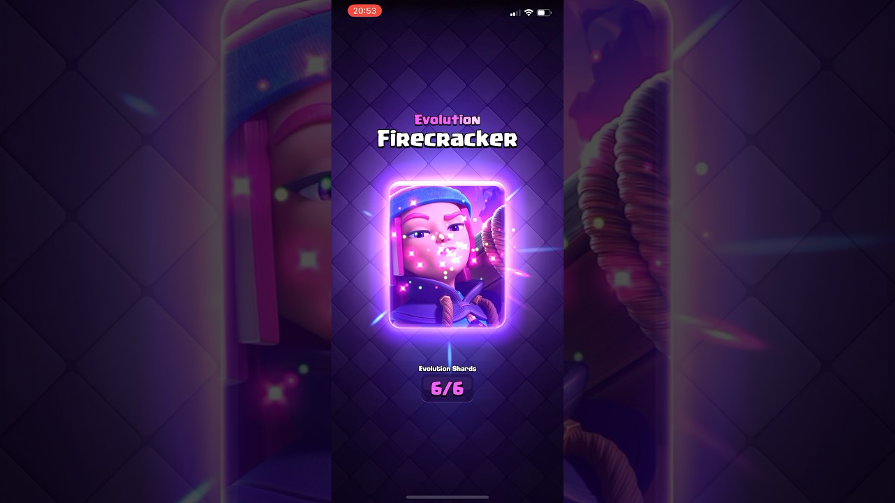 Getting Firecracker Evolution in Clash Royale #clashroyale #gaming # ...