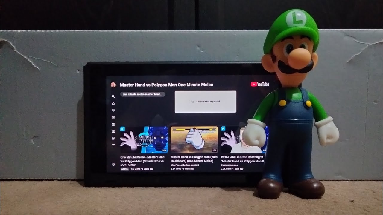 Luigi Reacts to Master Hand vs Polygon Man (Smash Bros vs PlayStation ...